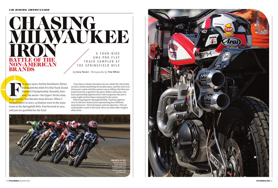Chasing Milwaukee Iron | Cycle World | JANUARY 2015