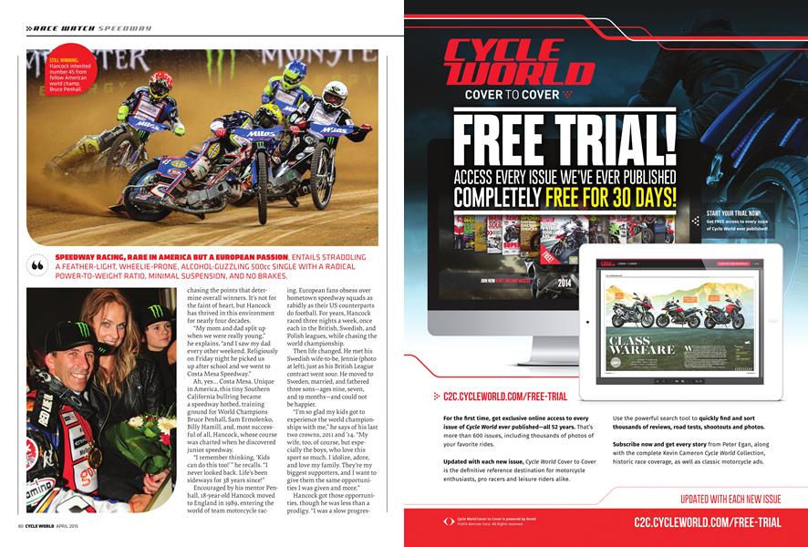 Advertisement Cycle World Cycle World April 2015