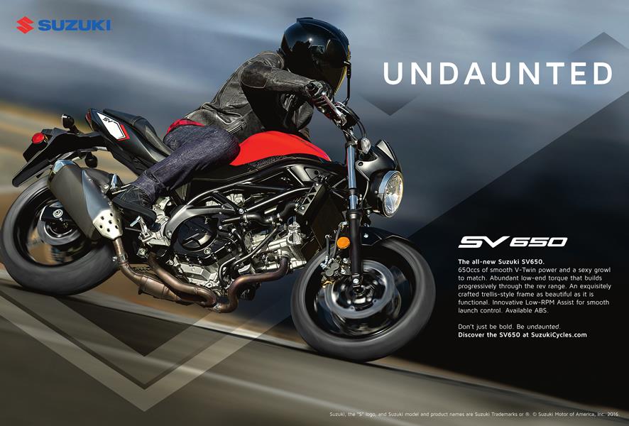 Suzuki: Sv 650 | Cycle World | OCTOBER 2016