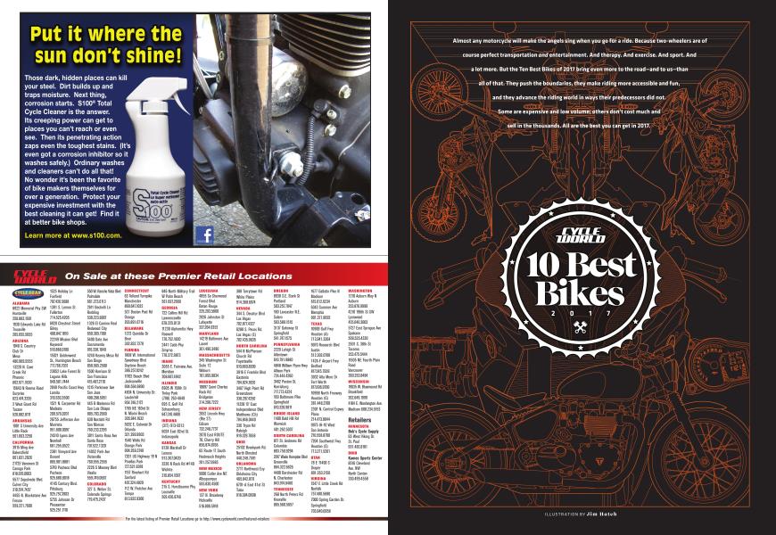 Cycle World 10 Best Bikes 2017 | Cycle World | NOVEMBER 2017