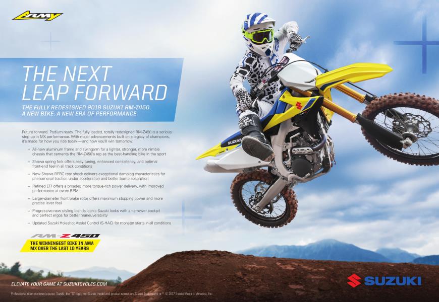 Suzuki: Rm-Z 450 | Cycle World | NOVEMBER 2017