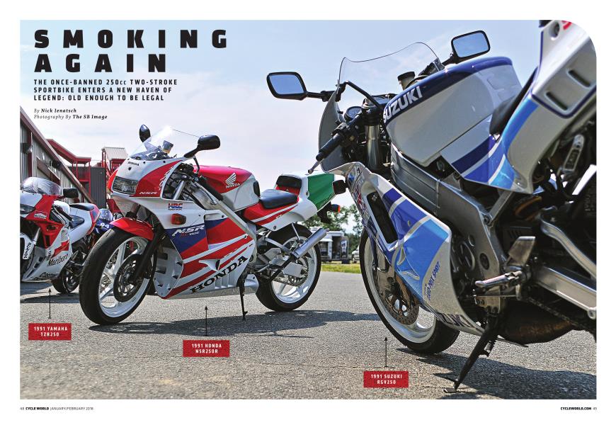 Smoking Again | Cycle World | JANUARY/FEBRUARY 2018
