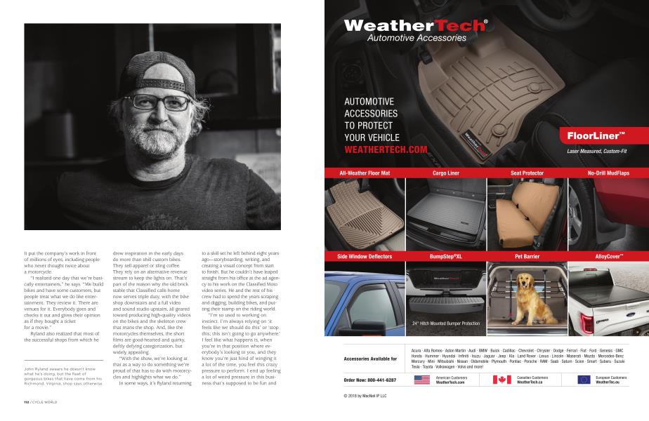 Weather Tech | Cycle World | Issue 4 2018