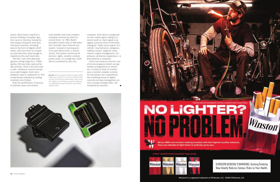 ITG Brands, LLC: Winston | Cycle World | Issue 1